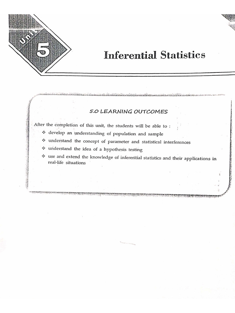 12 Class Am PDF, CH - Inferential Statistics | PDF
