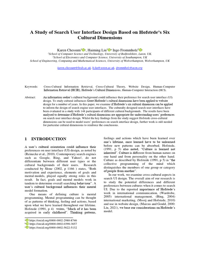 A Study of Search User Interface Design | PDF | Human–Computer Interaction | User Interface