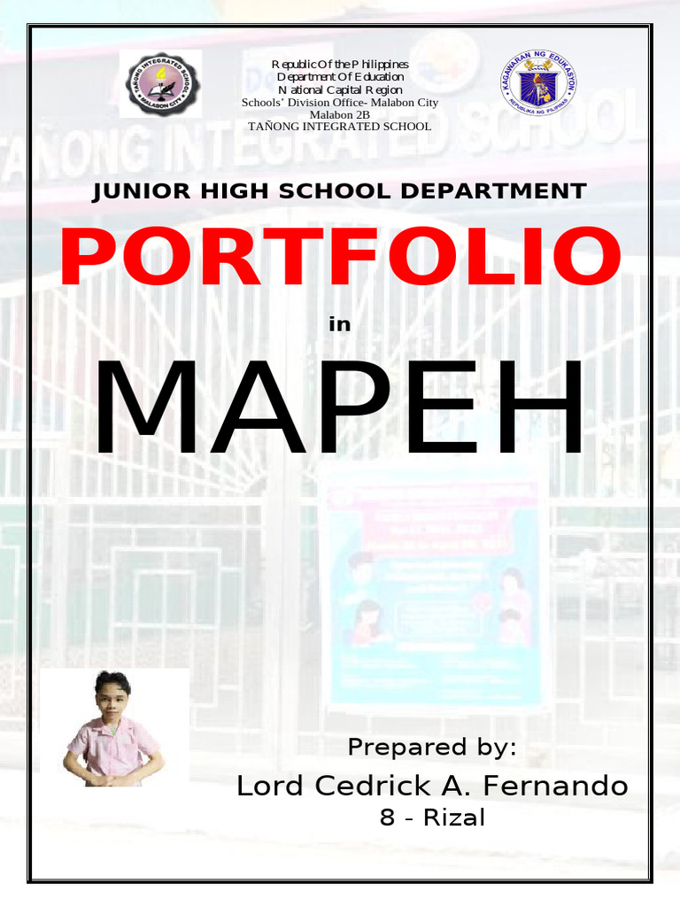 MAPEH Portfolio for Junior High | PDF