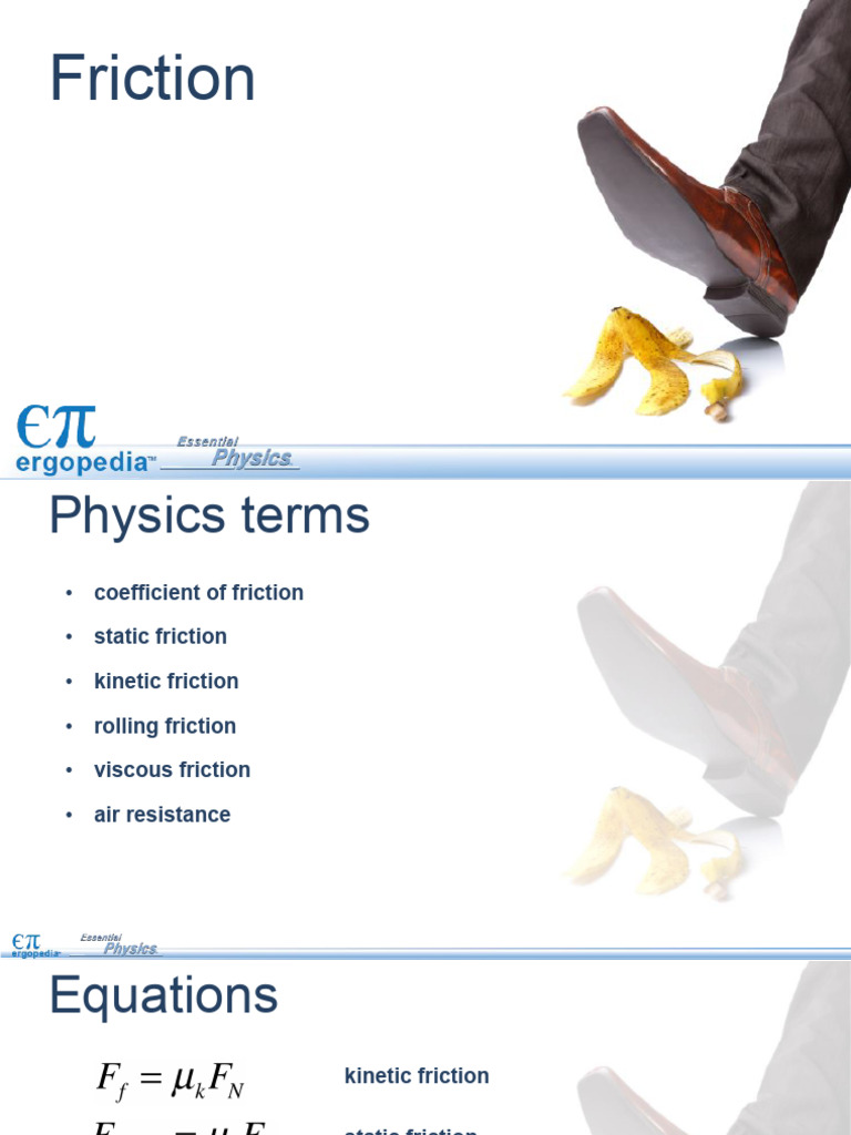 Friction.ppt | PDF | Friction | Force
