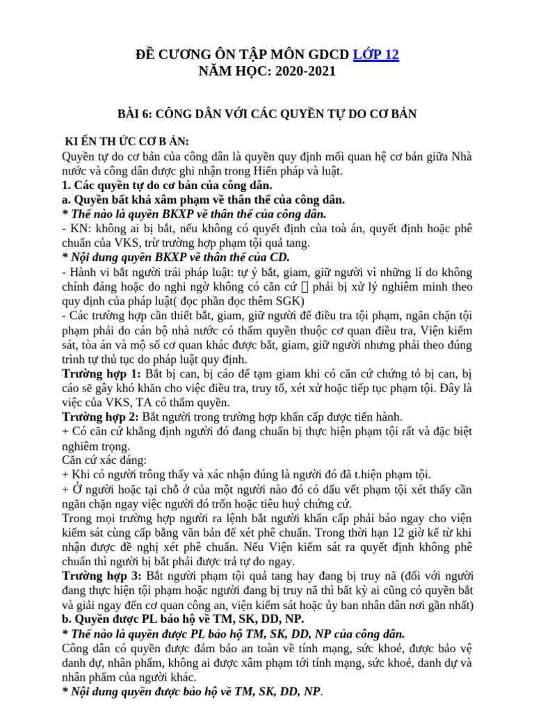 GDCD | PDF