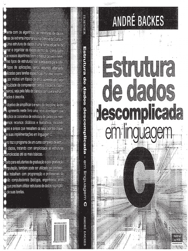 Livro Estrutura de Dados Descomplicada em Linguagem C Compress | PDF