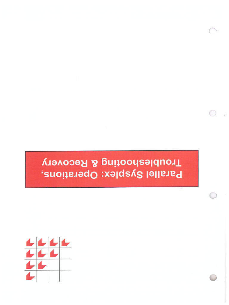 Parallel Sysplex OperationsTroubleshooting & Recovery | PDF