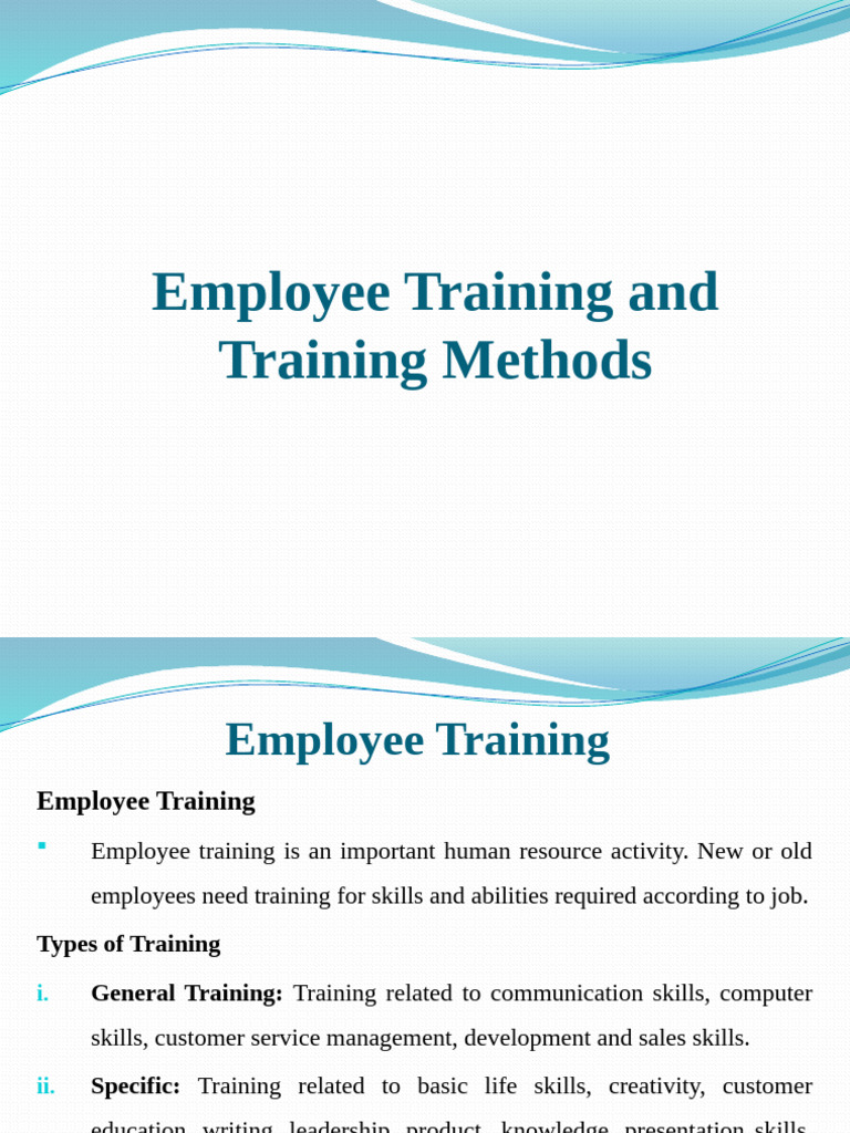 Employee Training | PDF