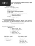 CHEM Practicals Class 12 | PDF