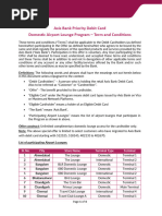 RuPay Platinum Lounge Access List | PDF | Service Industries | Banking ...
