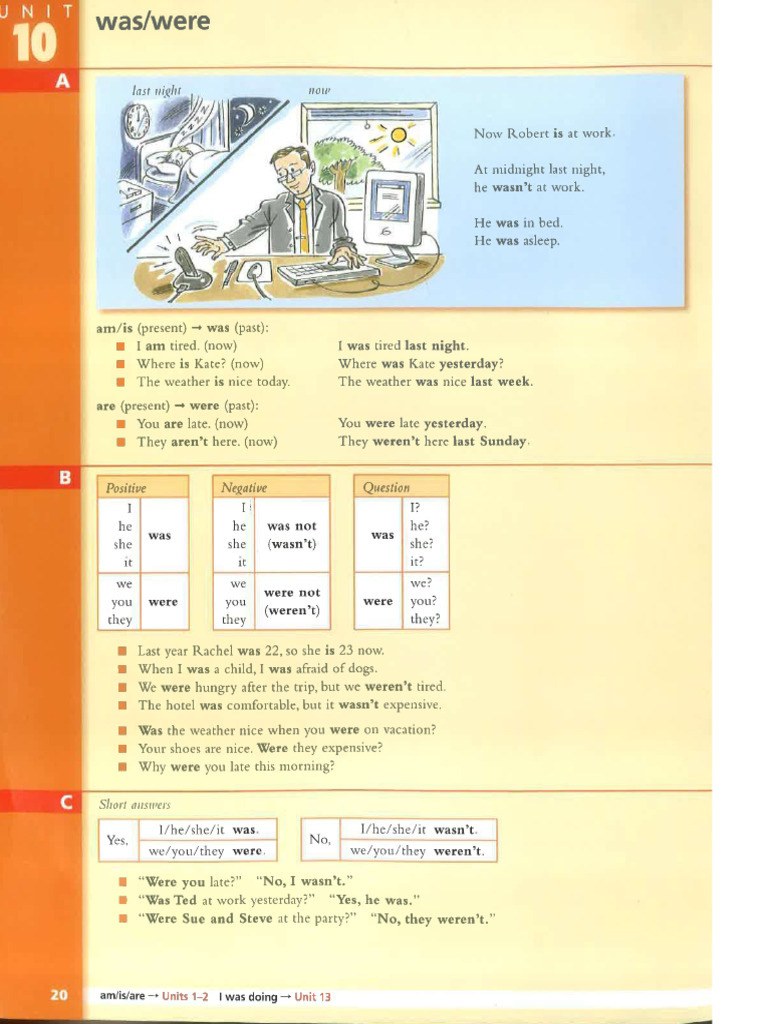 Past Simple - Verb To Be (WAS and WERE) Review - Teacher Rafael 28.10. ...