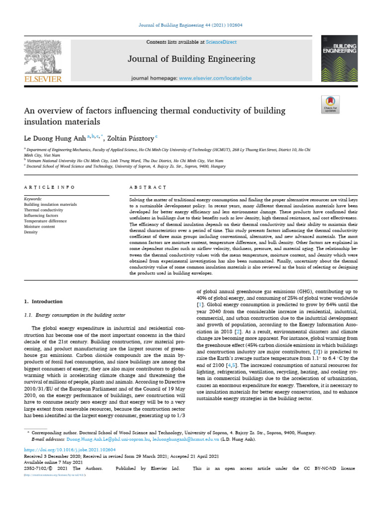 An Overview of Factors Influencing Thermal Conductivity of Building ...