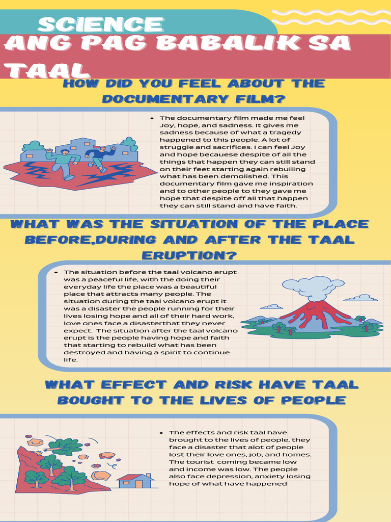 Geologic Hazards Educational Infographic Inmagma Blue and YellowLine ...