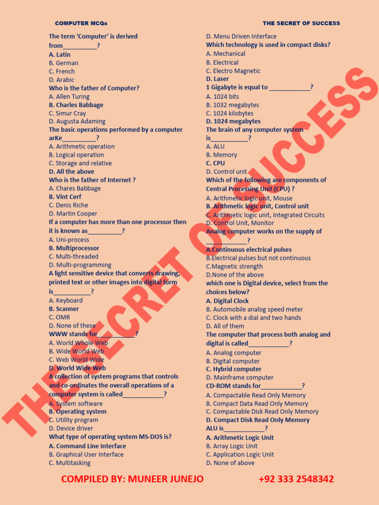 COMPUTER | PDF | Computer Data Storage | Computer Virus