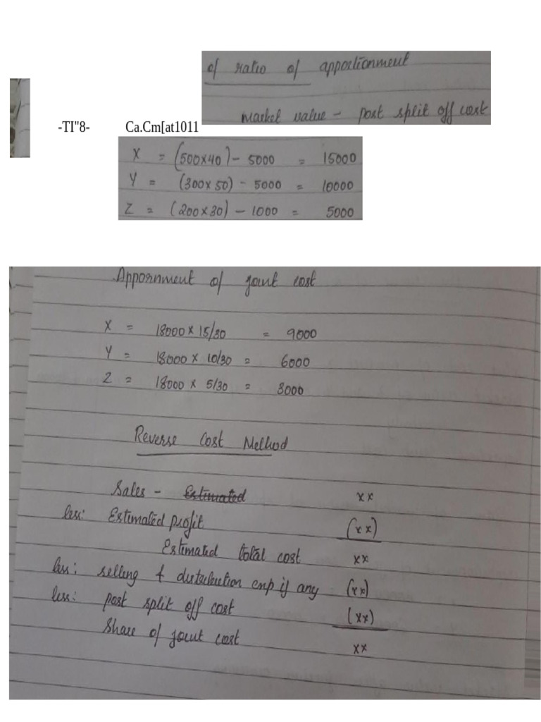 cost accounting | PDF