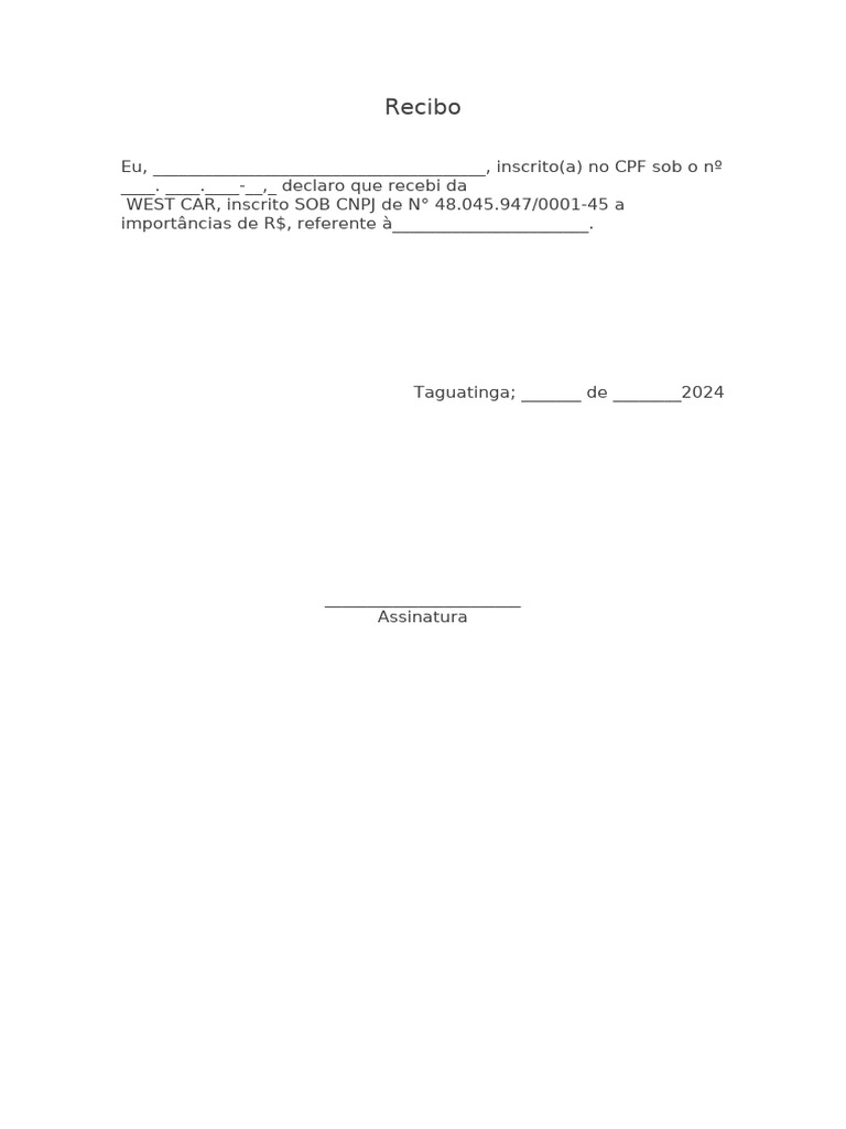 Recibo de Pgto | PDF