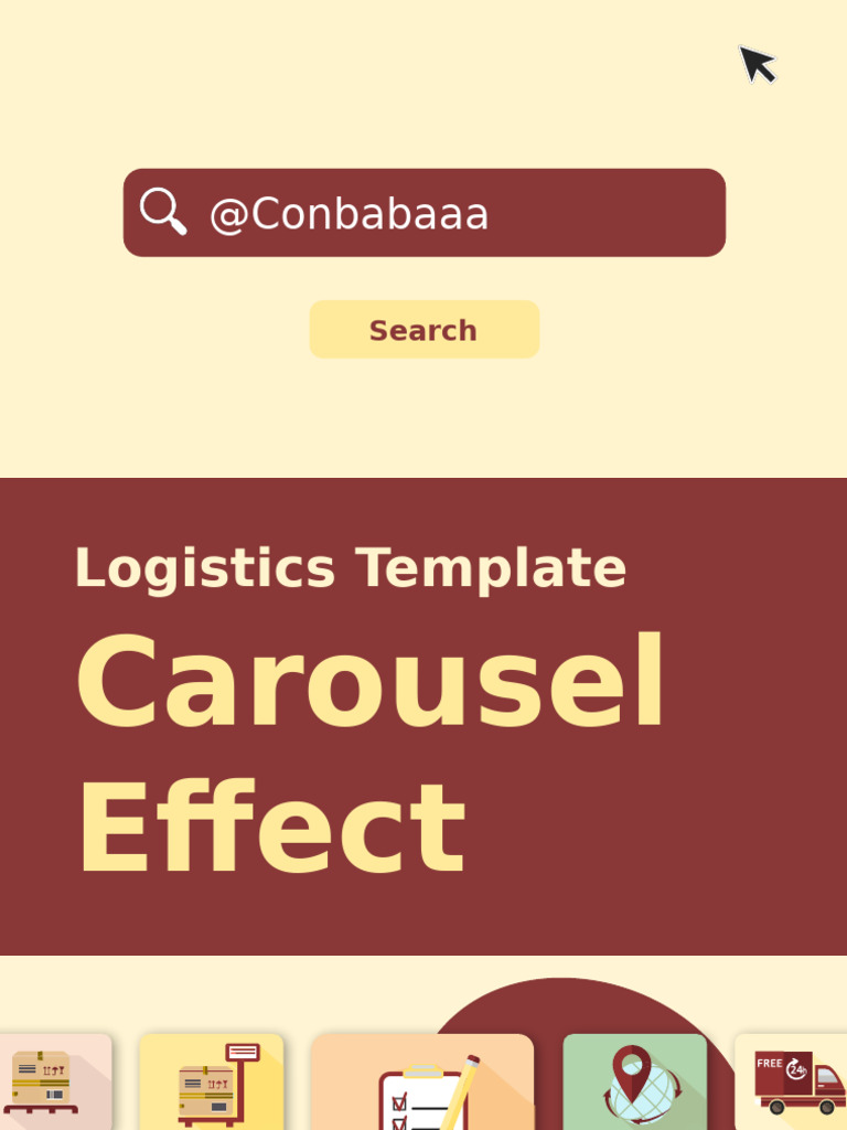 Carousel Effect Logistics Template | PDF