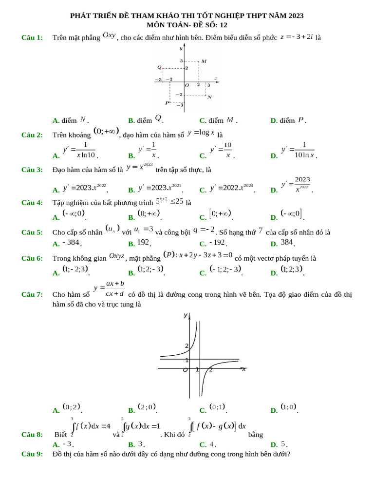 ĐỀ VIP 12 ĐỀ | PDF