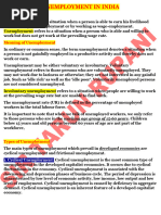 Unemployment Issues in India Explained | PDF | Unemployment | Social ...