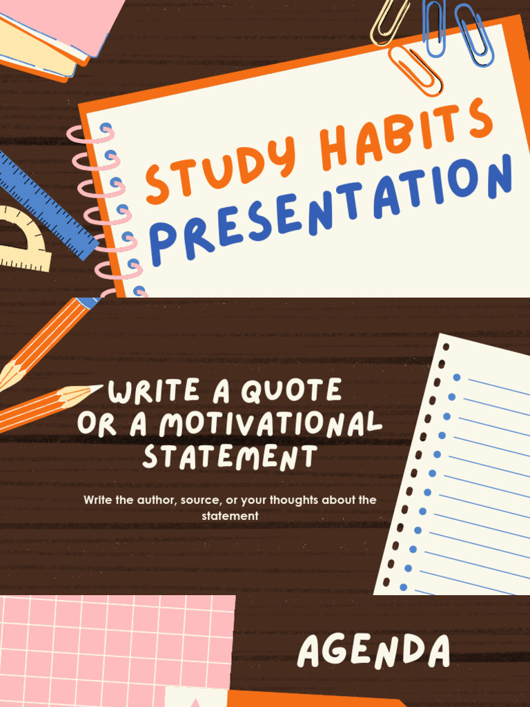 Colorful Illustration Study Habits Presentation - 20250114 - 080109 - 0000 | PDF | Neuroscience ...