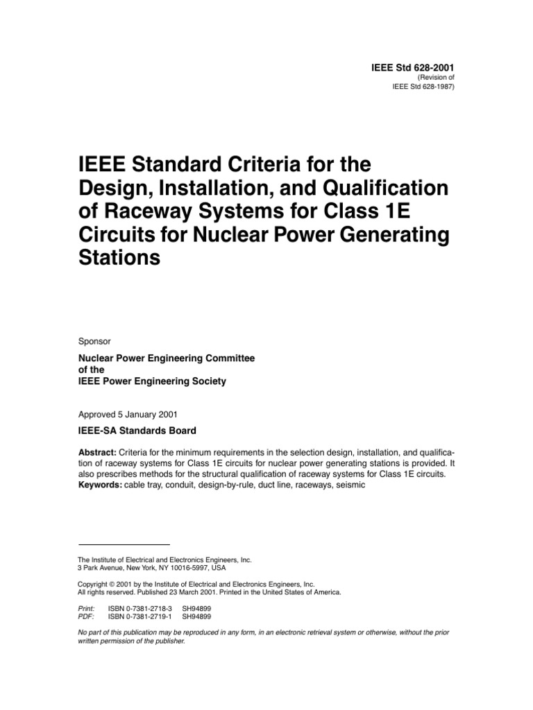 IEEE 628 | PDF | Pipe (Fluid Conveyance) | Building Engineering