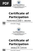 Active Parent Recognition Certificates | PDF | Philippines