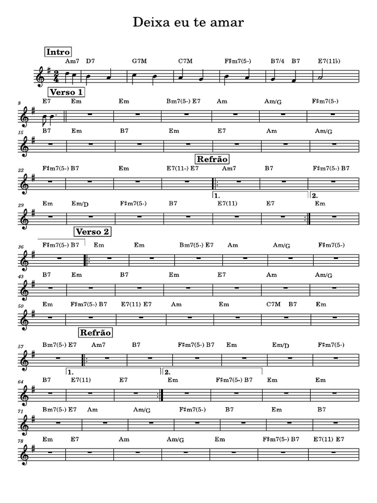 Deixa Eu Te Amar | PDF