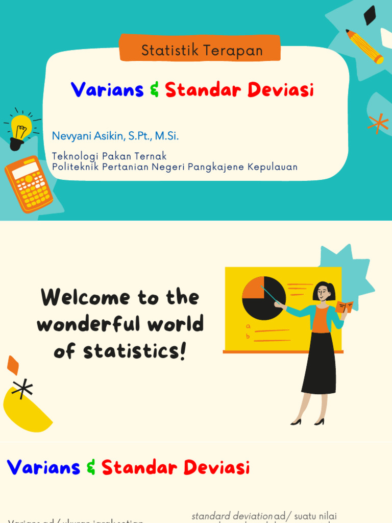 Statistik Terapan - Standar Deviasi & Varians | PDF