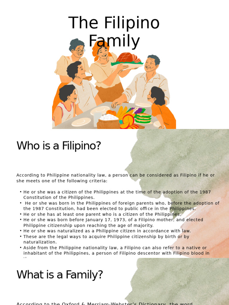 The Filipino Family | PDF | Family | Marriage