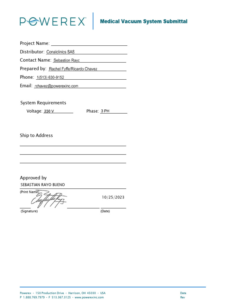 Medical Vacuum System Submittal | PDF | Electric Power | Electrical Engineering