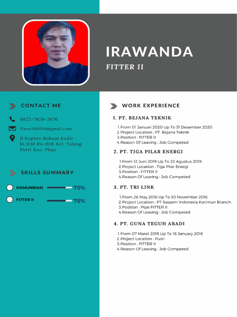 CV Wawan - OK-1 | PDF