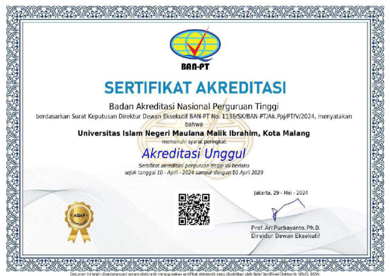 Akreditasi Uin Sekarang | PDF