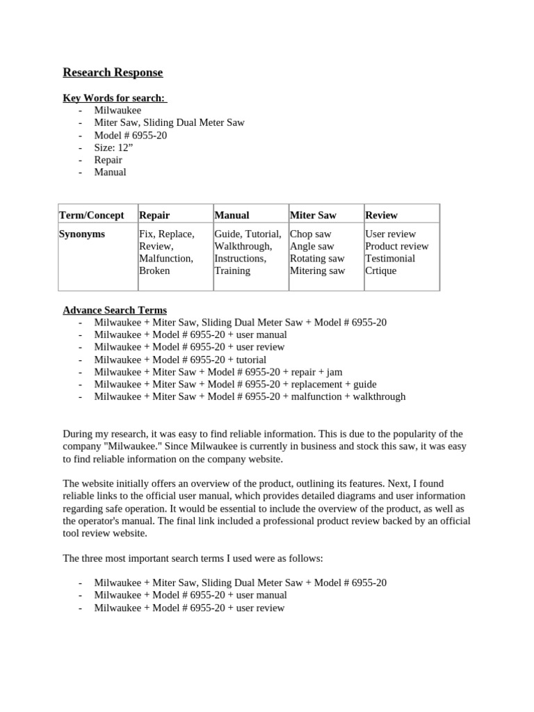 Research Response | PDF | Computing