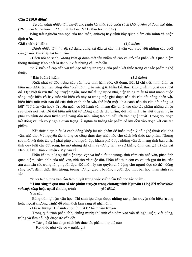 ĐỀ TRUYỆN HSG | PDF