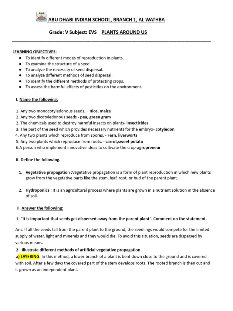 Seed Dispersal and Plant Reproduction | PDF | Seed | Seedling