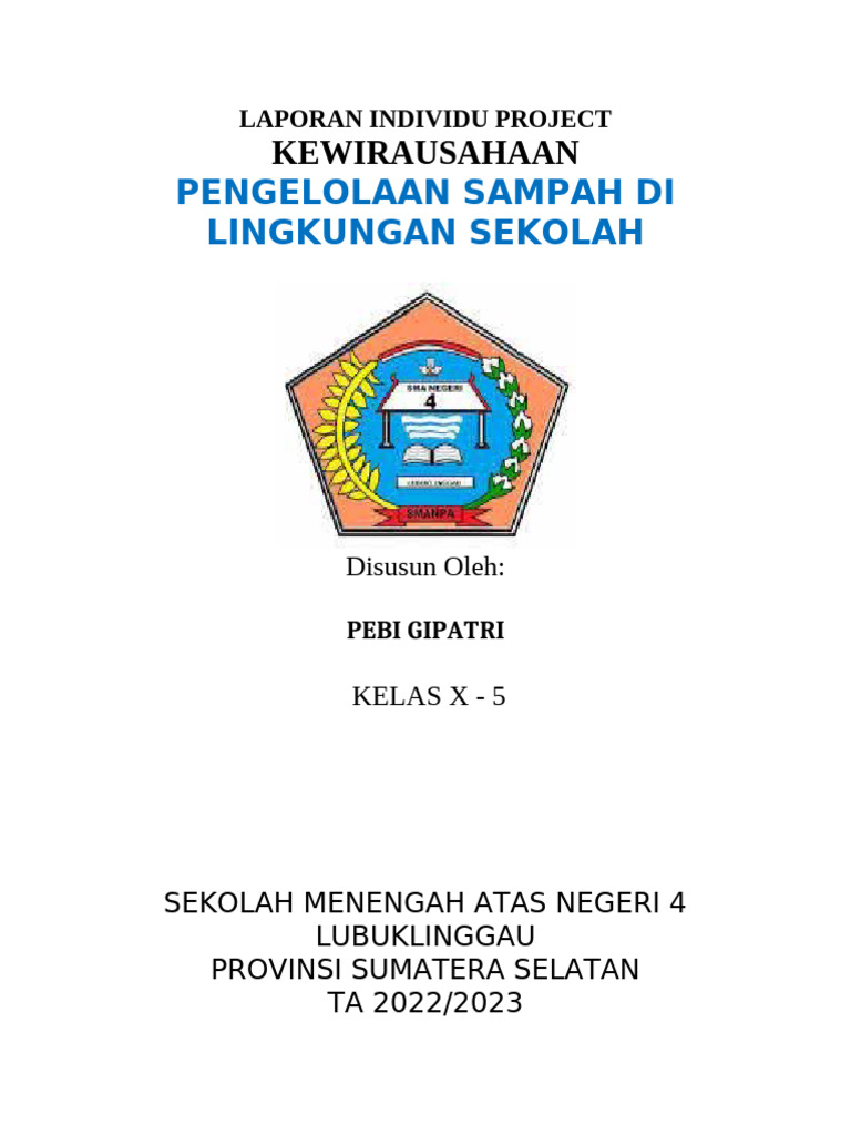 Pengelolaan - Sampah Pebi | PDF