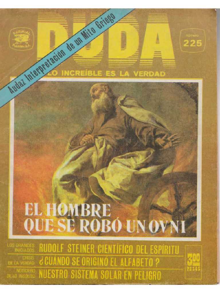 Revista - Duda - 0225 El Hombre Que Se Robo Un Ovni | PDF