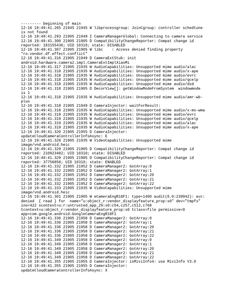 Logcat 1734355181229 | PDF | Software Engineering | Computer Programming