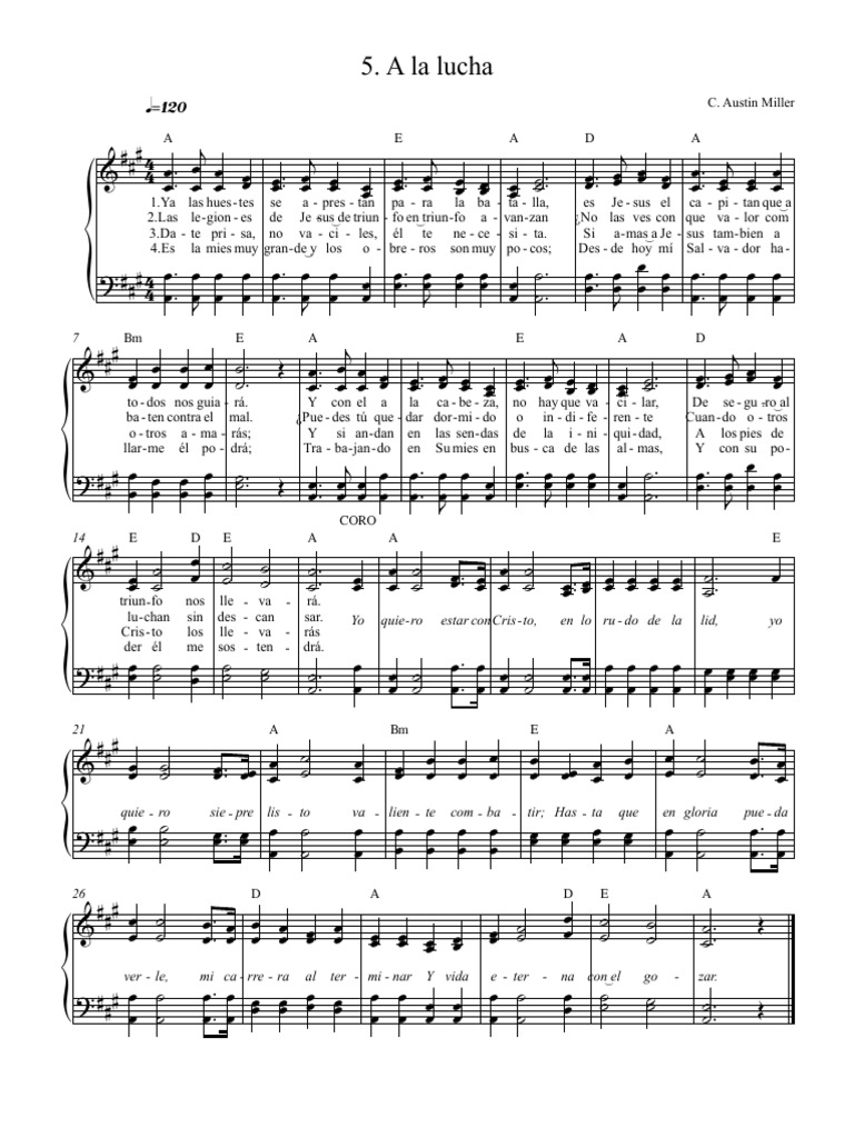 A La Lucha - Full Score | PDF