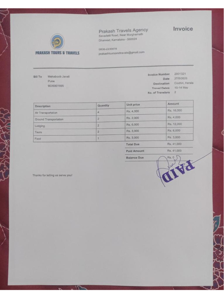 LTA bill actual FY23-24 | PDF