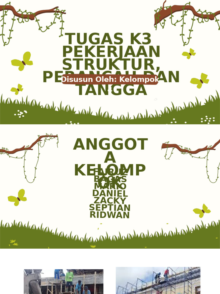 Pekerjaan Struktur, Perancah Dan Tangga | PDF