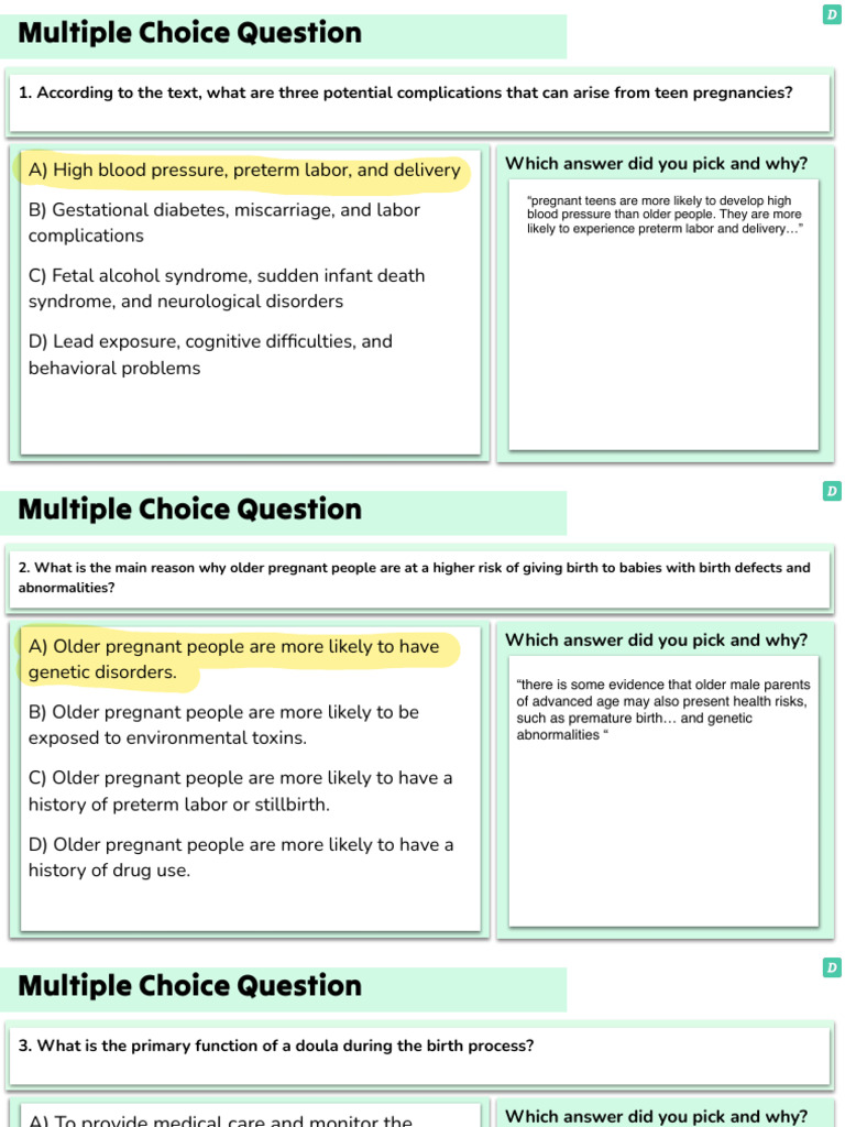 Multiple Choice Questions | PDF