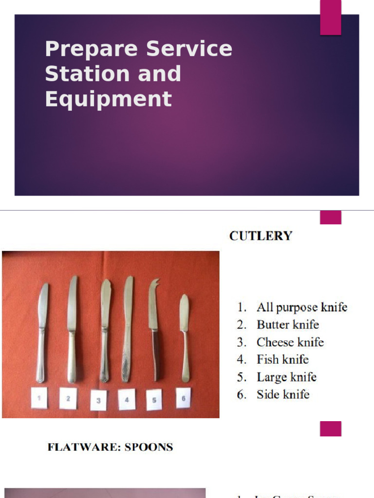 Essential Restaurant Service Equipment | PDF