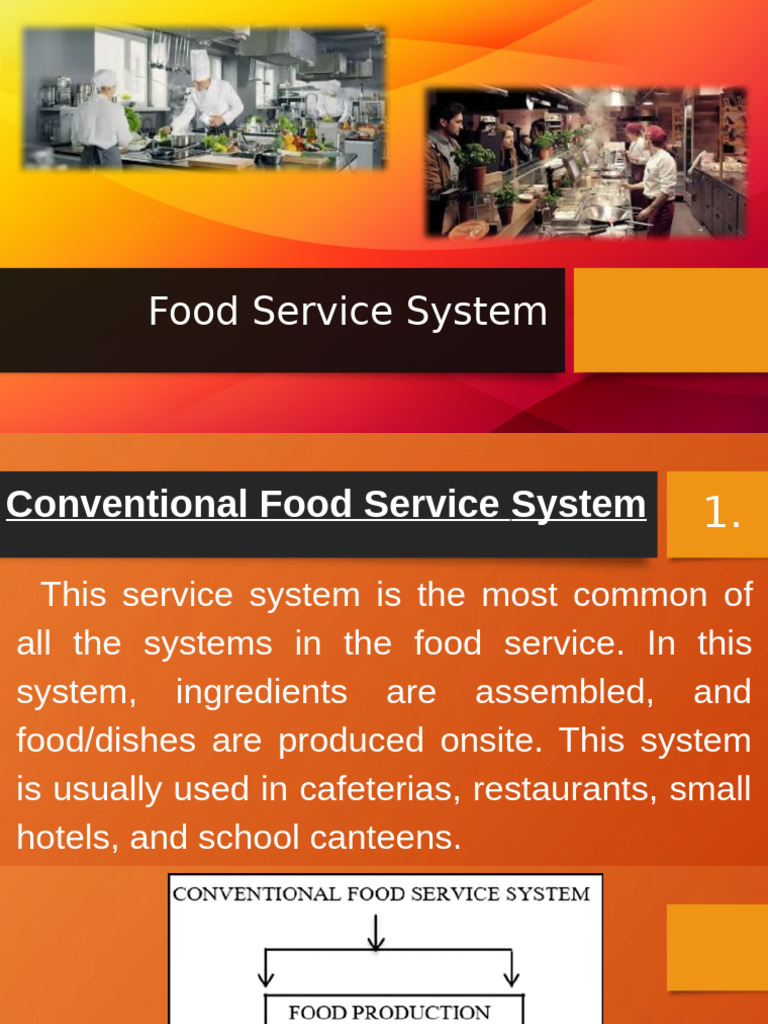 Food Service System | PDF | Foodservice | Cafeteria