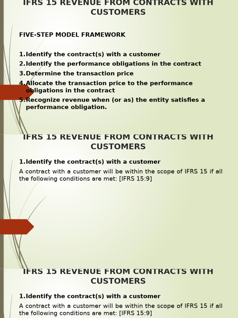 [ALEJO] IFRS 15 - Additional Notes | PDF | Revenue | Business