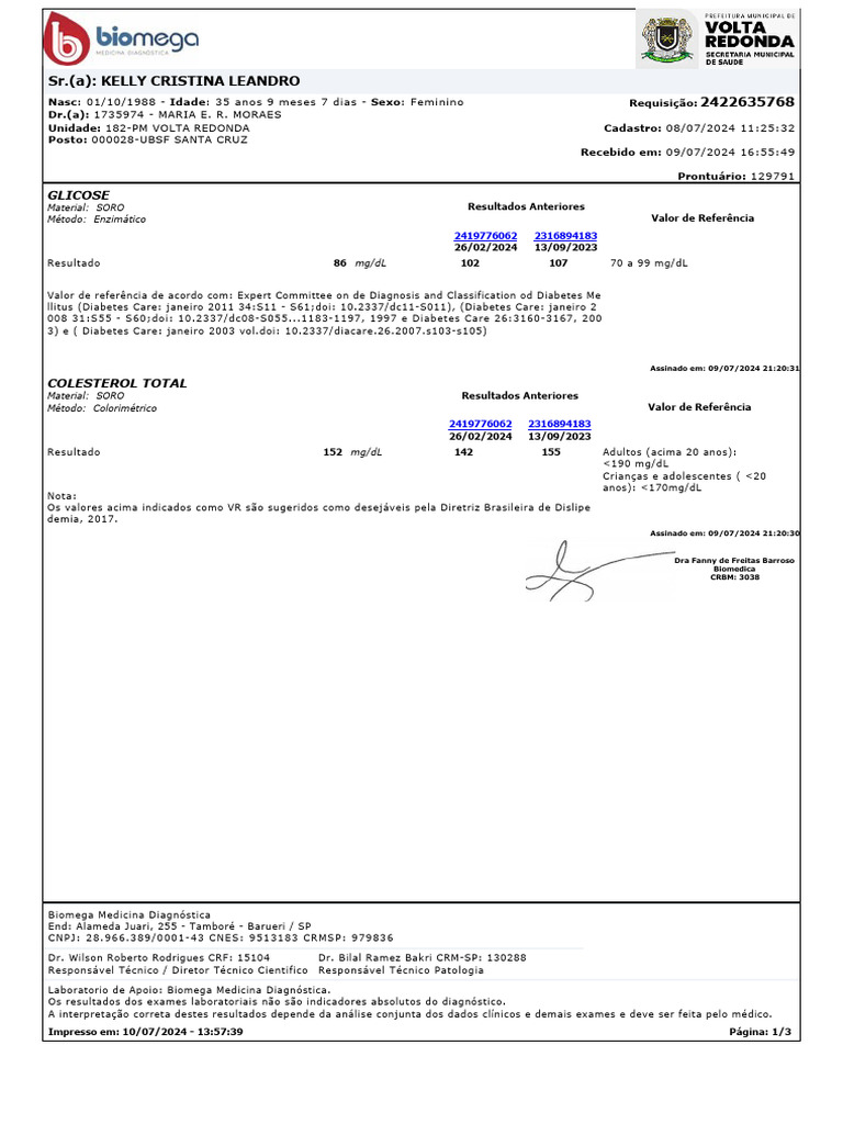 2422635768-Kelly Cristina Leandro | PDF | Medicina Clínica ...