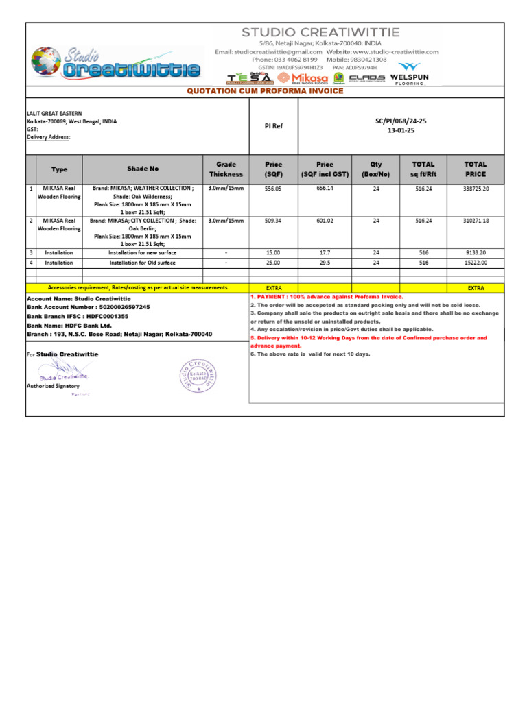 068 24-25 PI Lalit Great Eastern | PDF
