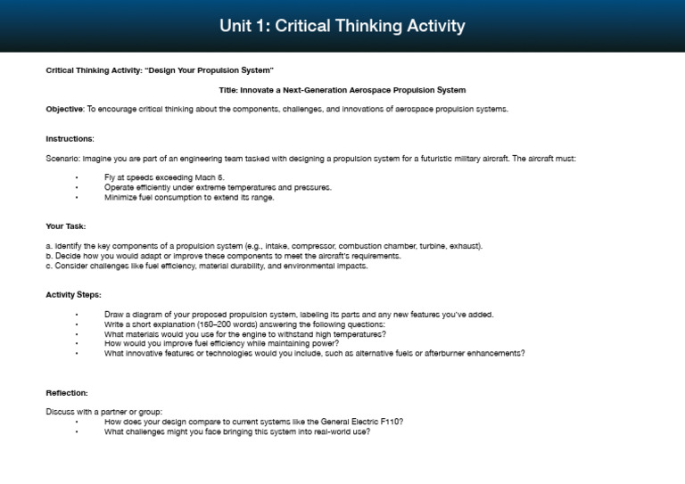 Unit 1 - Session 7 - 8 - Critical Thinking-2 | PDF