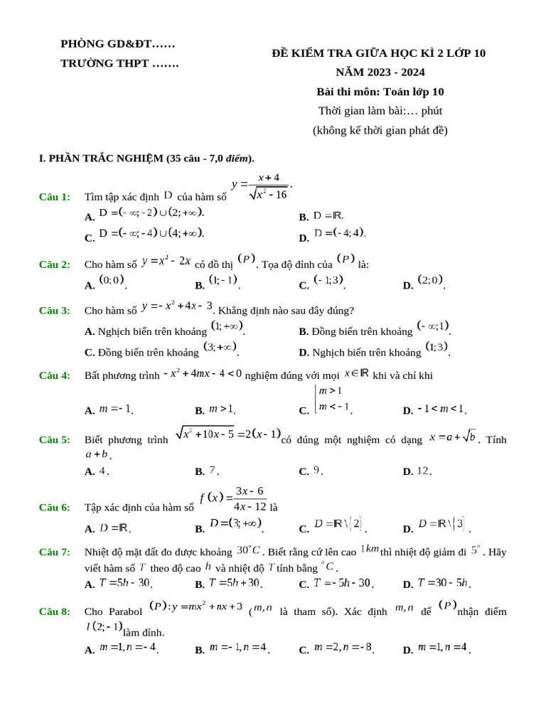 De-thi-gk2-toan-10-kntt-de-8 | PDF