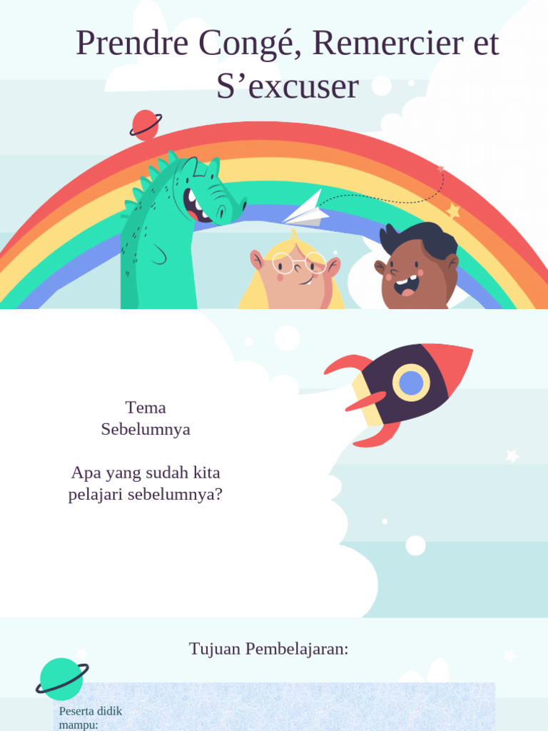 Prendre Conge Remercier Et S Excuser | PDF