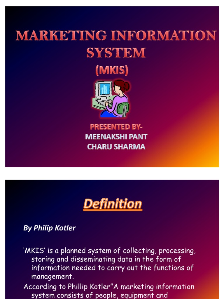 Marketing Information System Overview | PDF | Marketing | Microeconomics