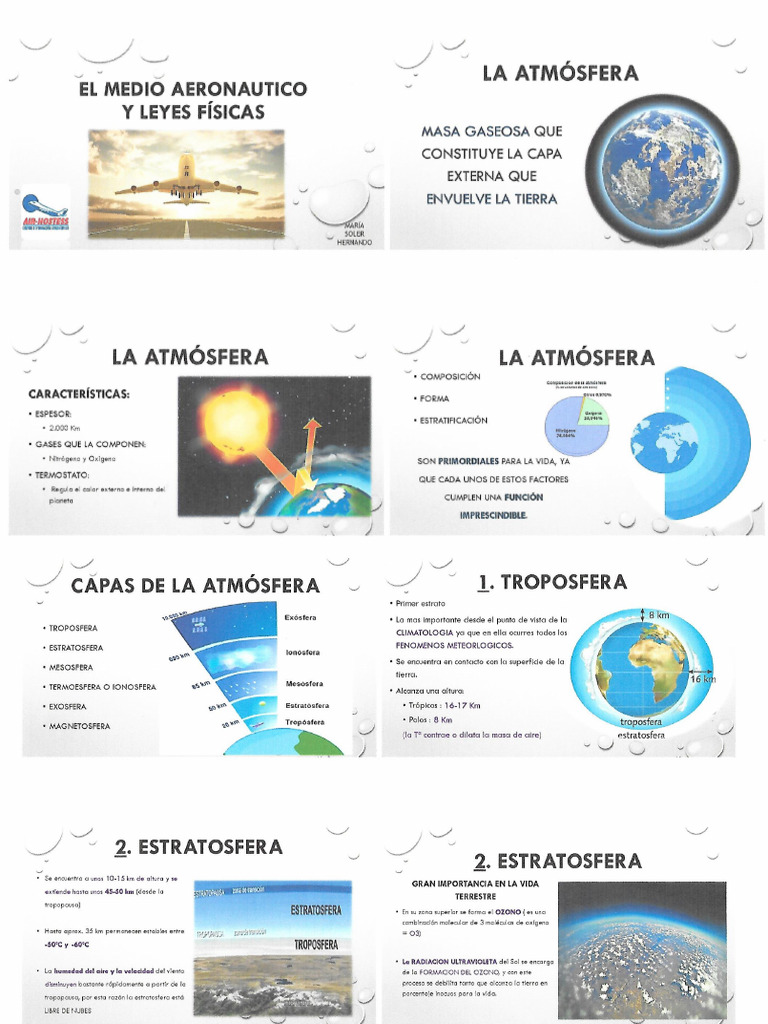 Atmosfera y Leyes de Los Gases (Doc Realizado Maria Soler) | PDF