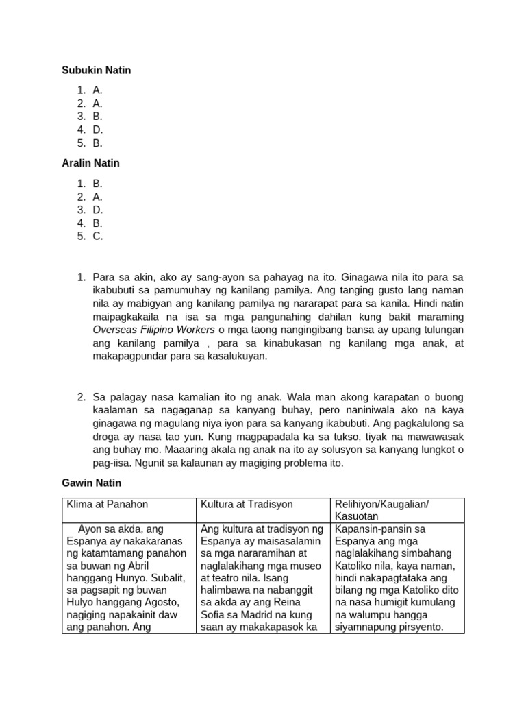 Filipino Module 4 | PDF