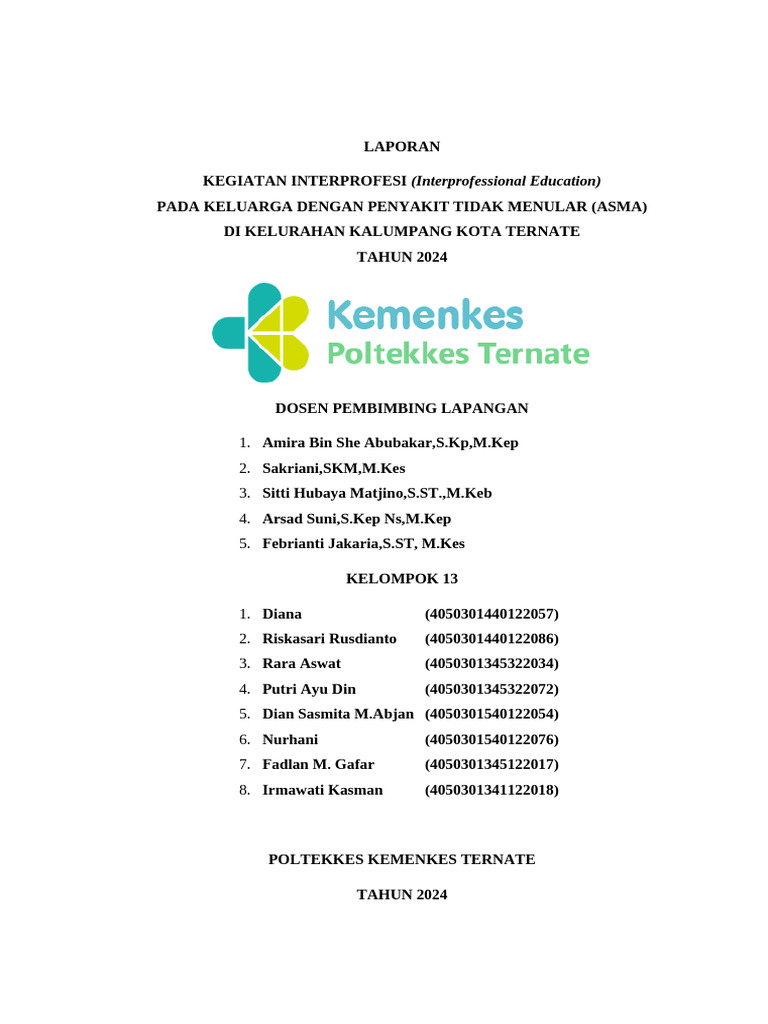 Laporan Ipe Kelompok 13 (Kasus 2) | PDF